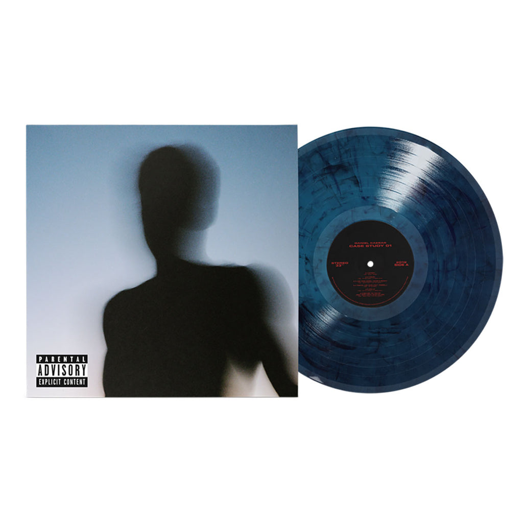 Daniel Caesar Case Study 01 Transparent Dark Blue Marble Vinyl LP – Vinceron