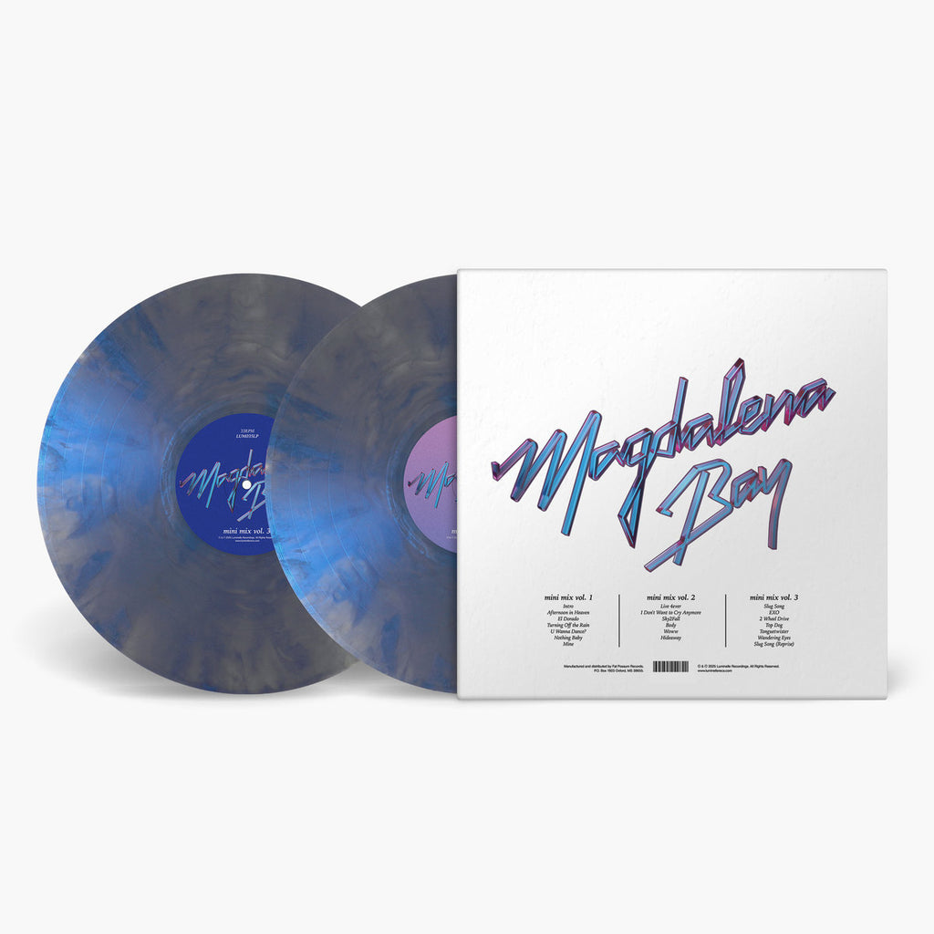 Magdalena Bay Mini Mix Vol. 1-3 Exclusive Iridescent Blue Vinyl 2LP ...