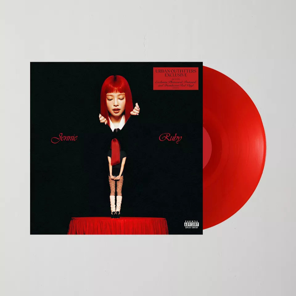 JENNIE - Ruby Exclusive Limited Edition Translucent Red Colored Vinyl ...