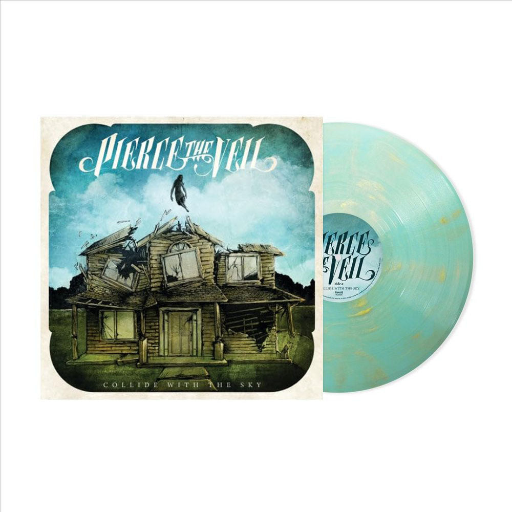 Pierce The Veil Collide With The Sky Seafoam Swirl Color Vinyl LP ...