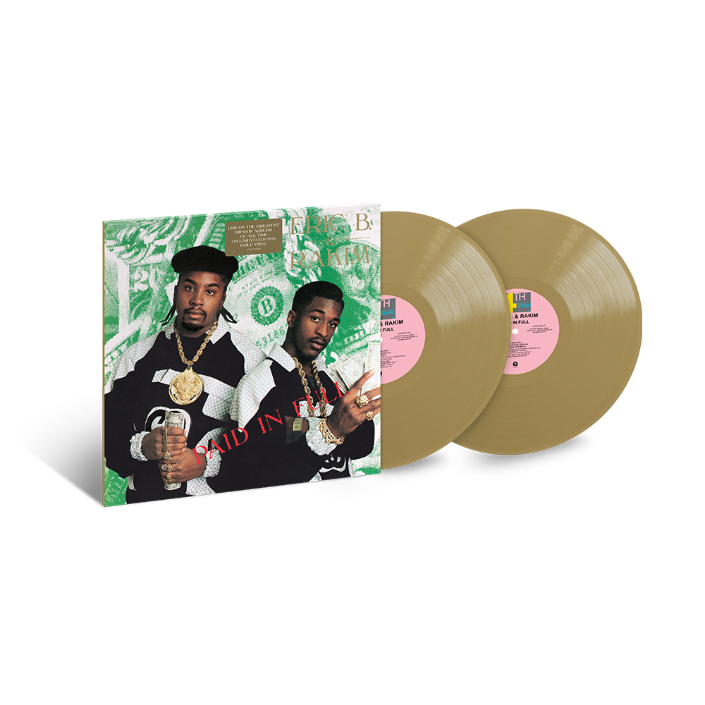 ERIC B & RAKIM Paid In Full Money Limited Edition Gold Color Vinyl 2LP ...