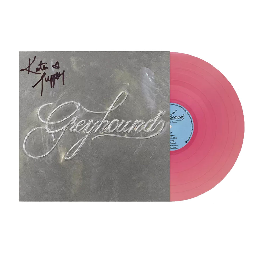 Katie Tupper - Greyhound Signed Exclusive Transparent Pink Vinyl LP ...