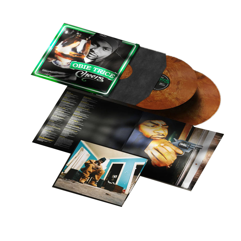 Obie Trice - Cheers IVC Exclusive Cognac Colored Numbered Vinyl 2LP wi ...
