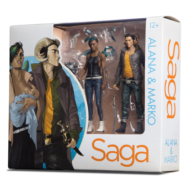 Saga Action Figure Alana and Marko Collectible 5-Inch-Scale Toys – Vinceron