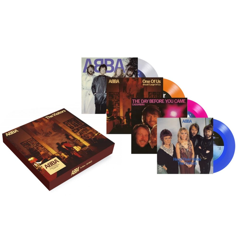 ABBA - The Visitors Exclusive Limited Colored 7” Vinyl 4x LP Boxset ...