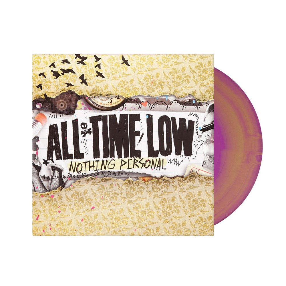 All Time Low - Nothing Personal Exclusive Purple/Gold Swirl Vinyl LP ...