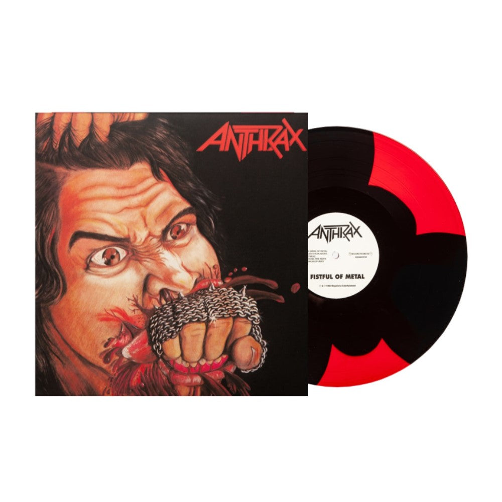 Anthrax - Fistful of Metal Exclusive Black/Red Triple Button LP – Vinceron