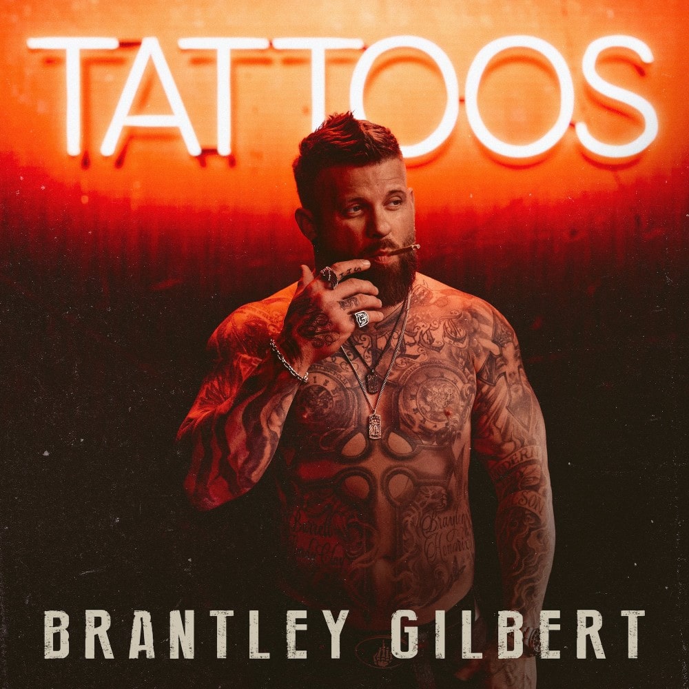 Brantley Gilbert - Tattoos Exclusive Inked Marble Vinyl LP – Vinceron