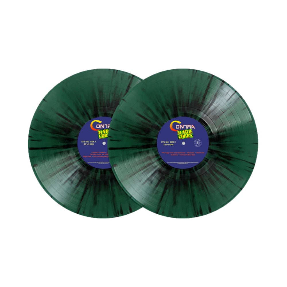 Contra: Hard Corps Exclusive Green/Black Splatter Color Vinyl 2x LP ...