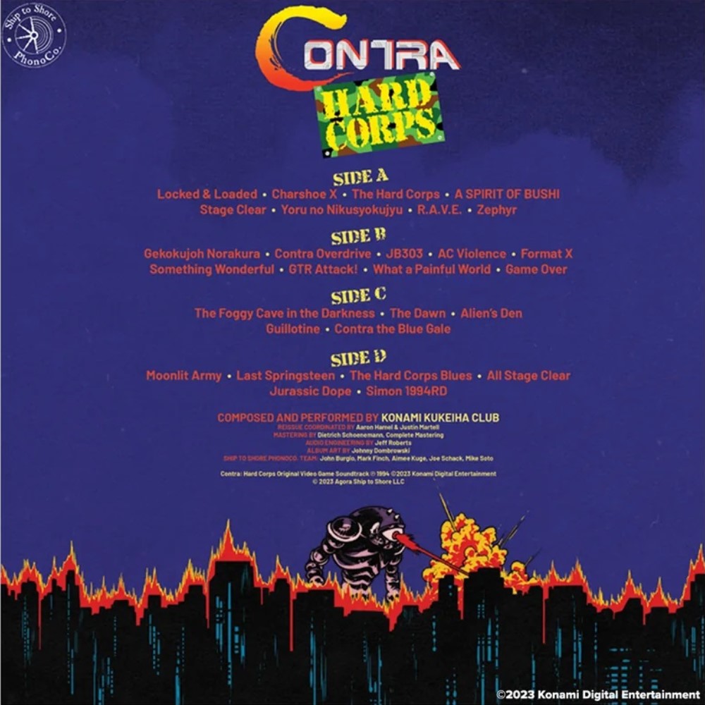 Contra: Hard Corps Exclusive Green/Black Splatter Color Vinyl 2x LP ...