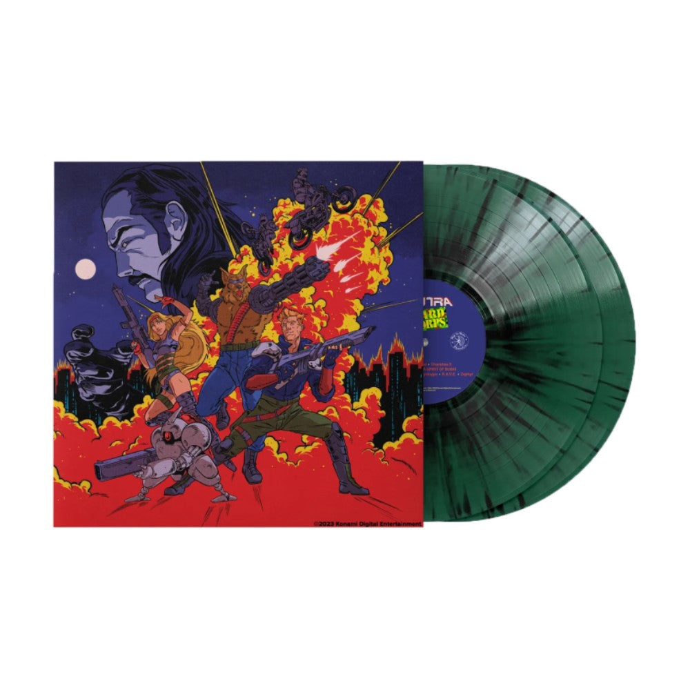 Contra: Hard Corps Exclusive Green/Black Splatter Color Vinyl 2x LP ...
