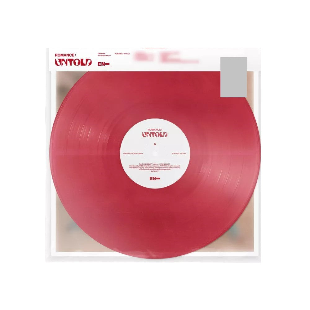 Enhypen - Romance: Untold Exclusive Limited Red Color Vinyl LP – Vinceron