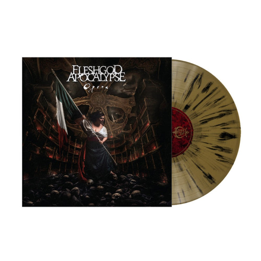 Fleshgod Apocalypse - Opera Exclusive Gold/Black Splatter Vinyl LP ...