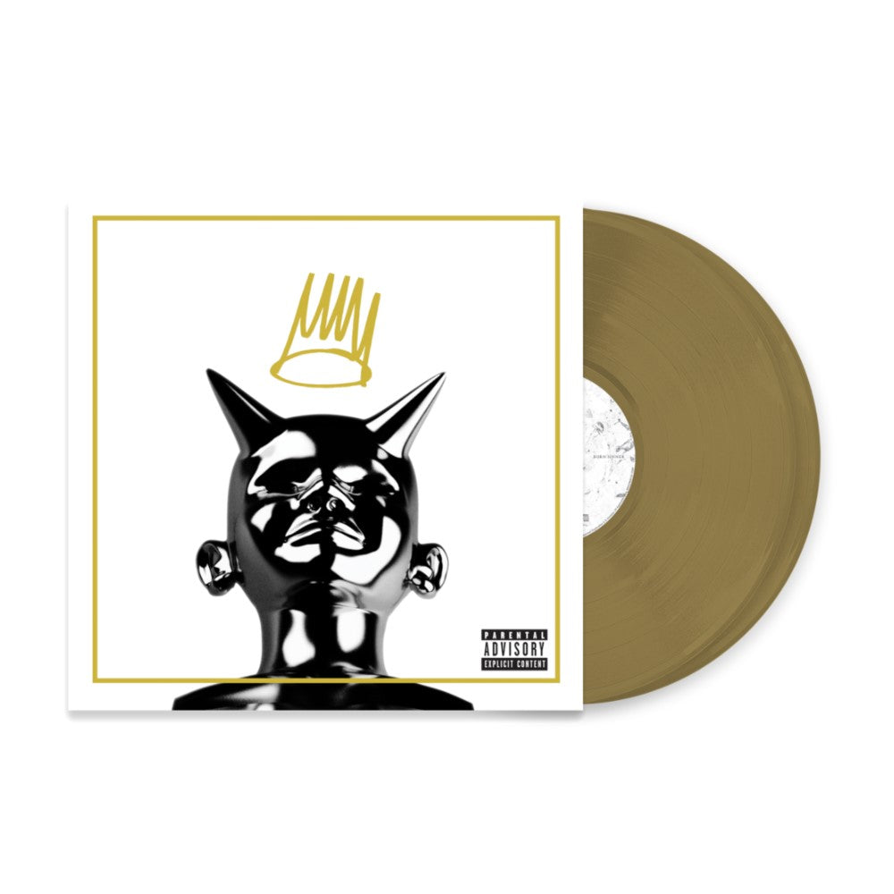 J. Cole - Born Sinner Exclusive Limited Opaque Gold Color Vinyl 2x LP ...