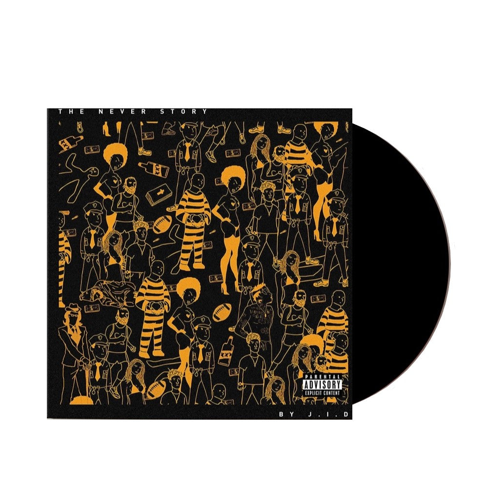 JID - The Never Story ‎Exclusive Limited Black Color Vinyl LP – Vinceron