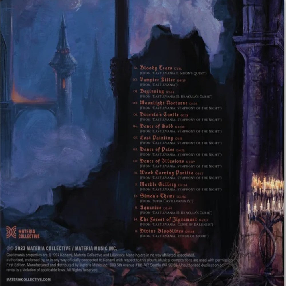 Laurence Manning - Piano Collections: Castlevania Exclusive CD Disc ...