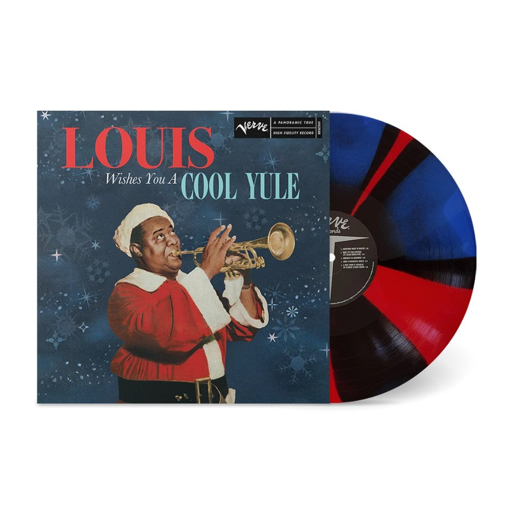 Louis Armstrong - Louis Wishes You a Cool Exclusive Blue/Red Vinyl LP ...