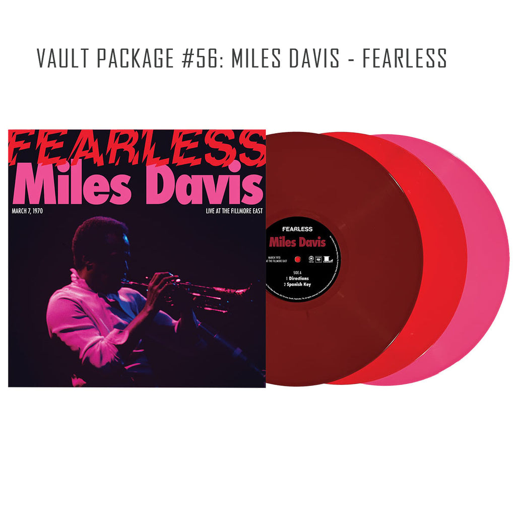 Miles Davis - Fearless Exclusive Limited Colored Vinyl 3LP + 7” Vinyl ...