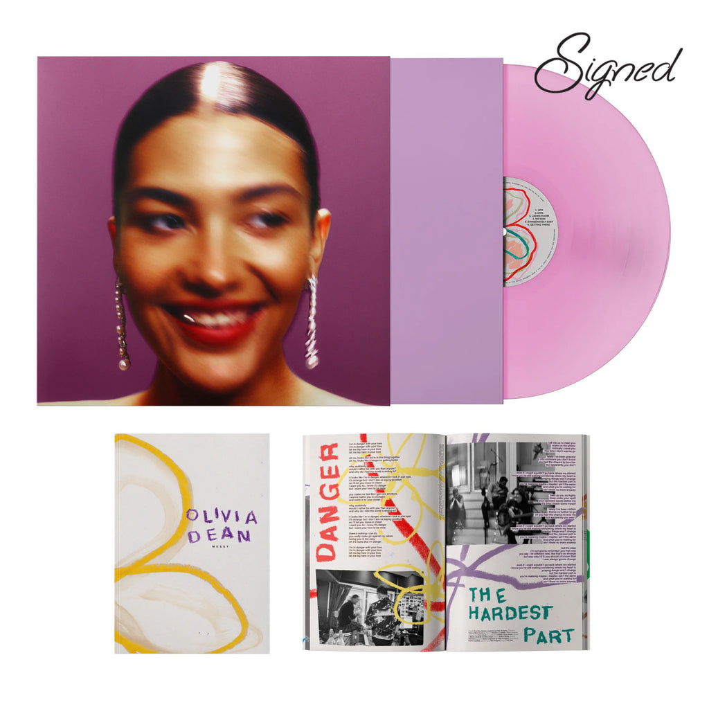 Olivia Dean - Messy Exclusive Rose Pink Colored Vinyl LP (Signed ...