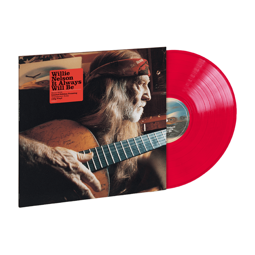 Willie Nelson - It Always Will Be Exclusive Limited Ruby Vinyl LP ...