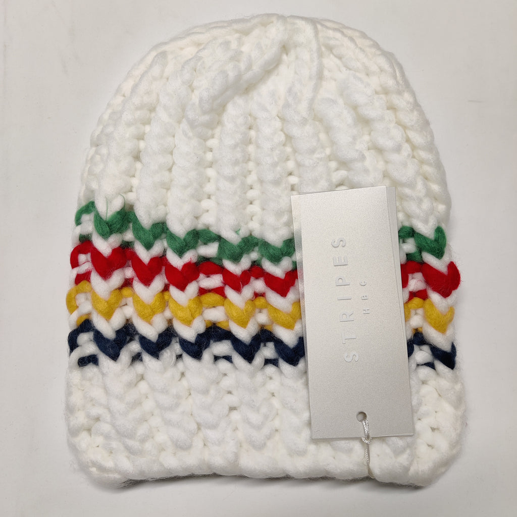 HBC Stripes Multistripe Colored Hand-Knit Toque Cap – Vinceron