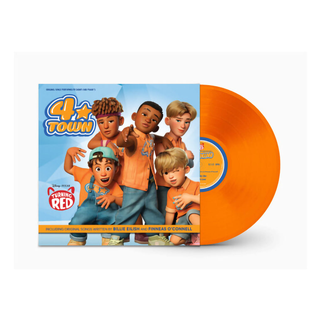 Turning Red 7” Exclusive Limited Orange Colored Vinyl LP Disney Music ...