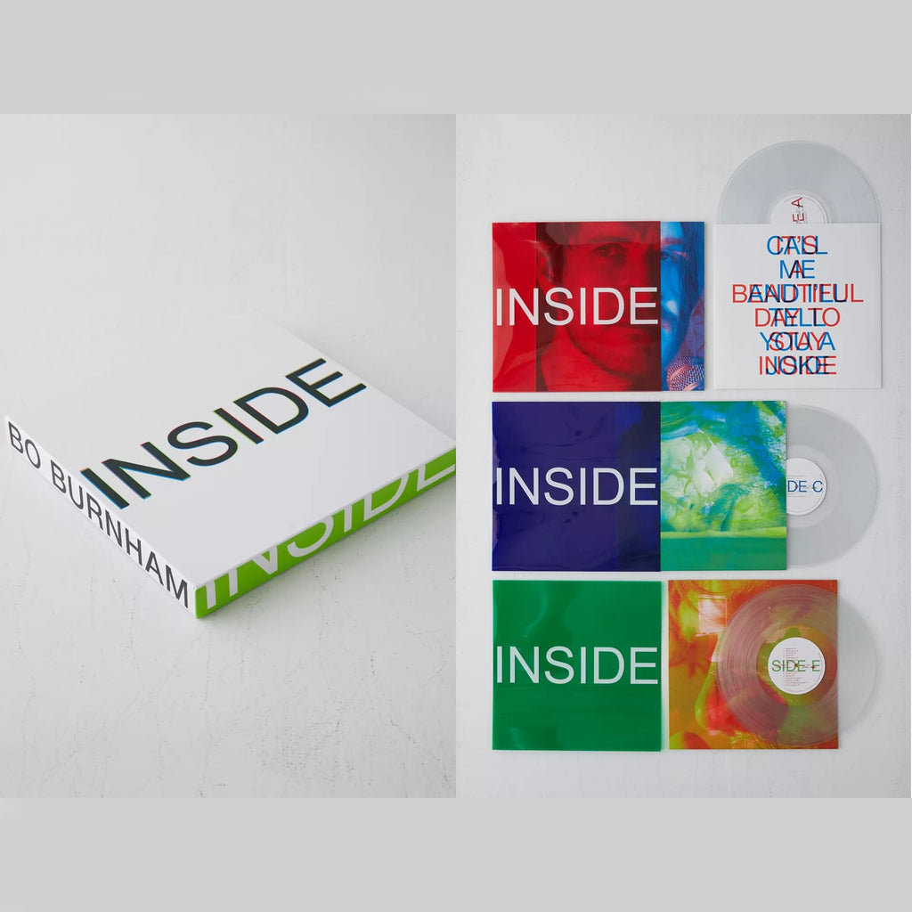 Bo Burnham Inside Deluxe Exclusive Ultra Clear Color Vinyl 3LP – Vinceron