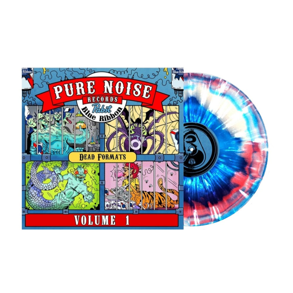 Dead Formats Vol. 1 Red/White/Blue ASide/BSide with White Splatter LP ...