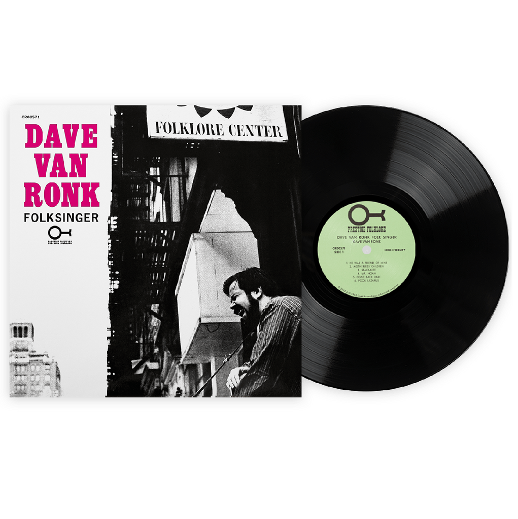 Folksinger Dave Van Ronk Club Edition Classics Black Vinyl LP VMP ROTM ...