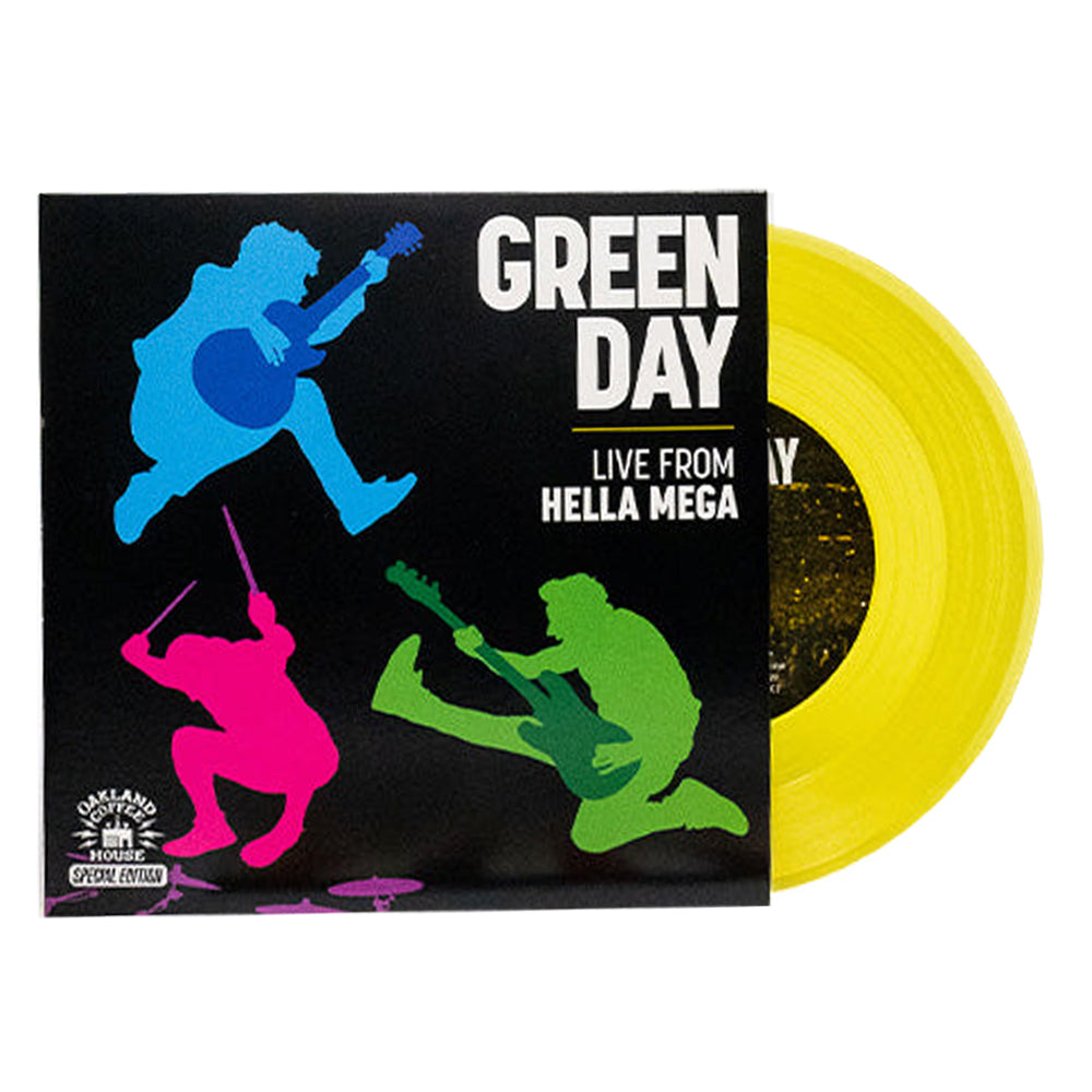 Green Day Live from Hella Mega Yellow Colored Vinyl – Vinceron
