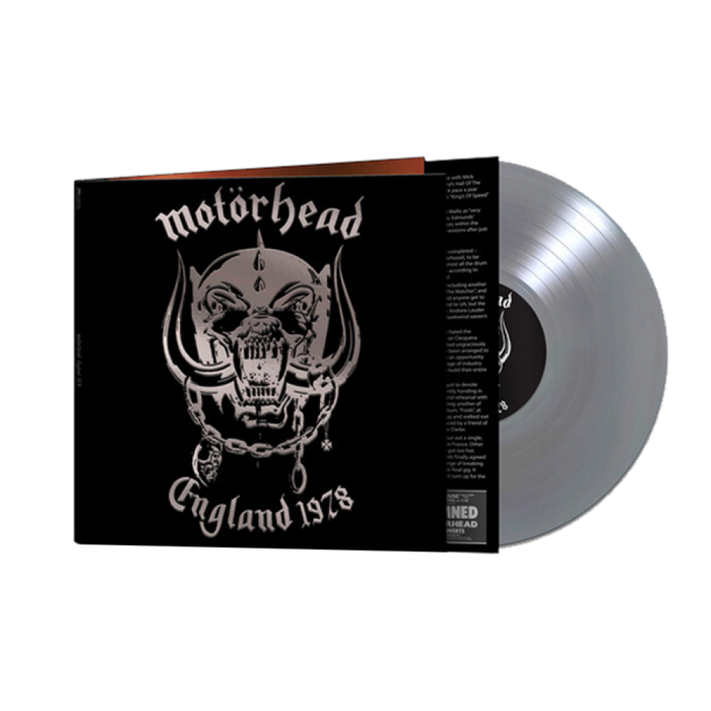 Motorhead - England 1978 Exclusive Silver Color Vinyl LP Record – Vinceron