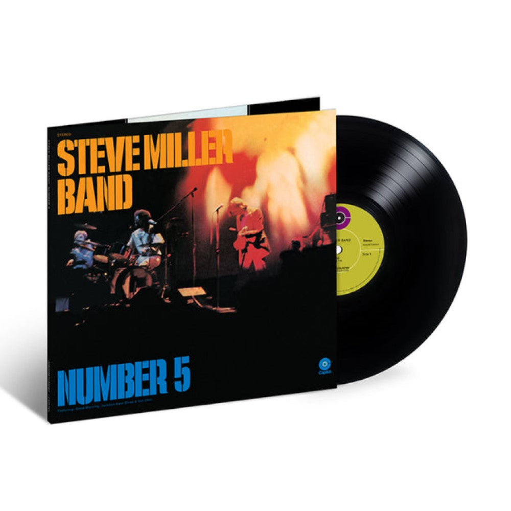 Steve Miller - Number 5 Exclusive Limited Edition Black Color Vinyl LP ...