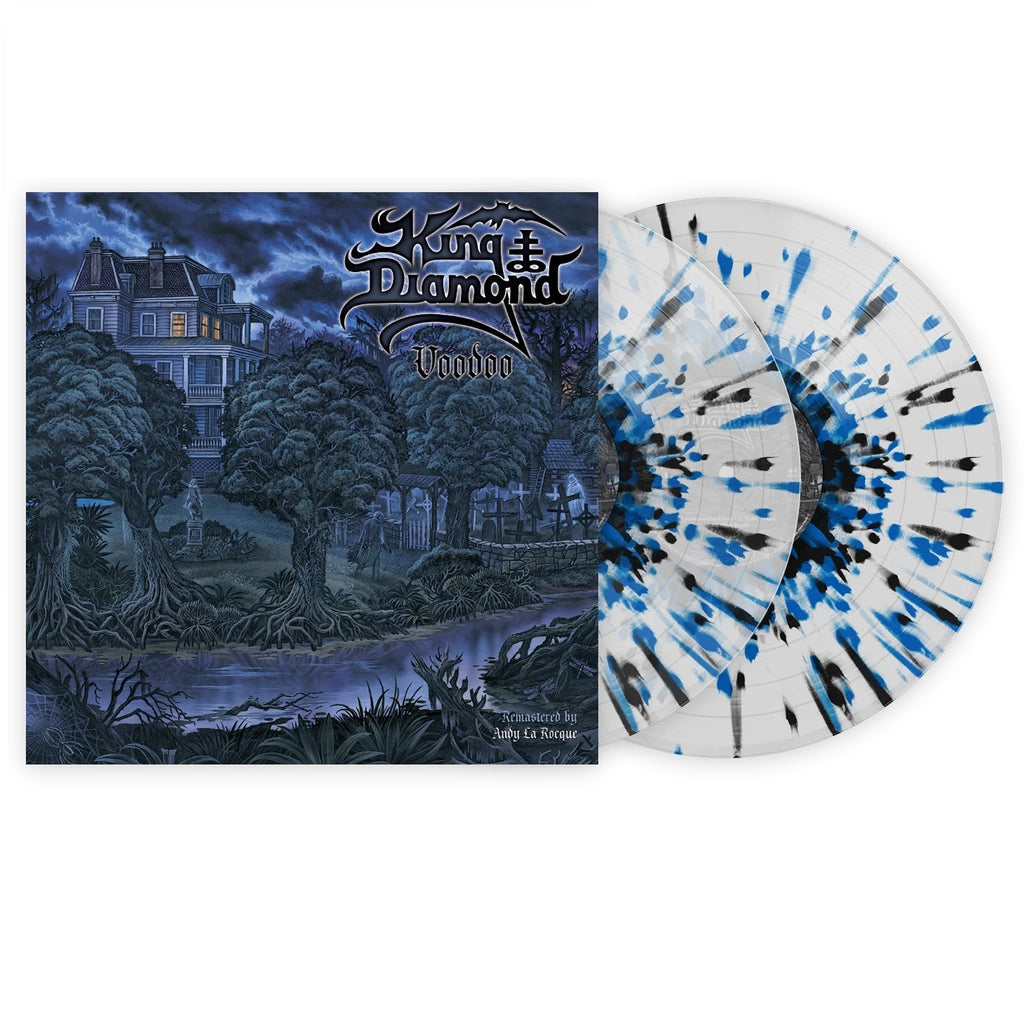 King Diamond - Voodoo Exclusive Black & Blue Splatter with Clear 2x LP ...